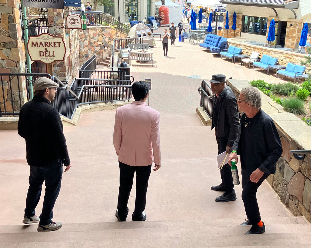 On our way to the stage…! – Len Rhodes Music