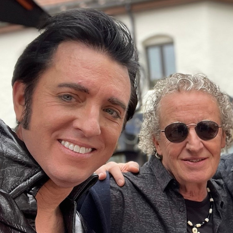 Len Rhodes after the show with Elvis – Len Rhodes Music